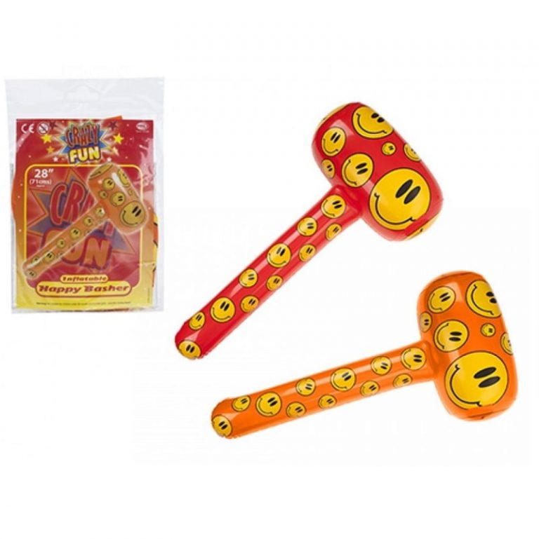 Inflatable Brown Hammer - 91cm | Large Inflatable Toy | Bulk Wholesale