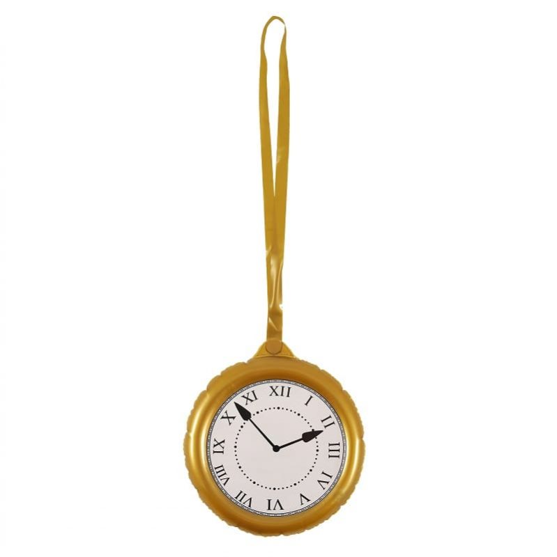 Giant Inflatable Jumbo Pocket Watch Clock with Strap - 25cm | Wholesale