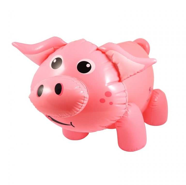 Inflatable Pig - 55cm | Wholesale Inflatable Farm Animal Toys