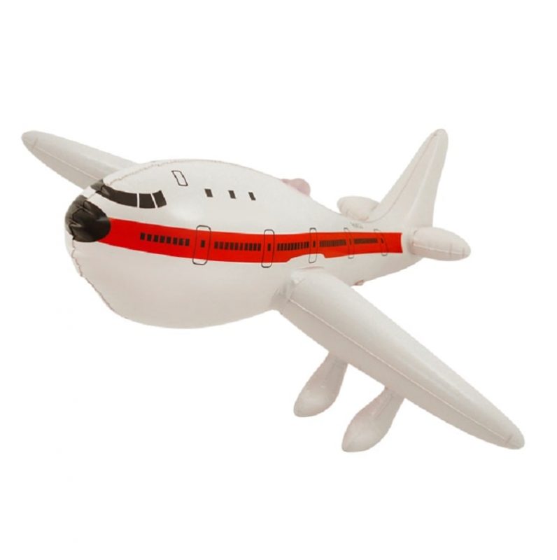 Inflatable White 747 Plane - 50cm | Wholesale Inflatable Toy