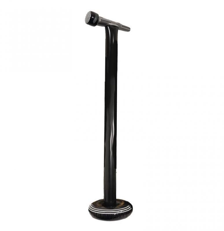 Inflatable Microphone with Stand - 125cm | Wholesale Musical Instrument