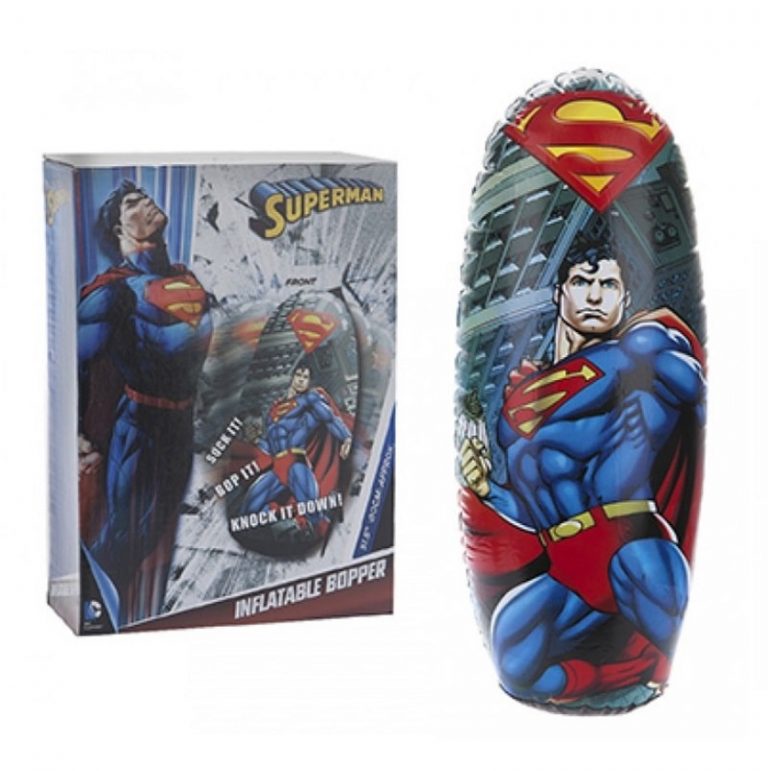 Inflatable Superman Punch Bag - 80cm | Wholesale Inflatable Toys