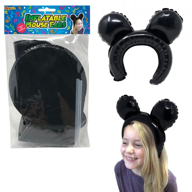 Inflatable Mouse Ears 12pk - Inflatable Toy World