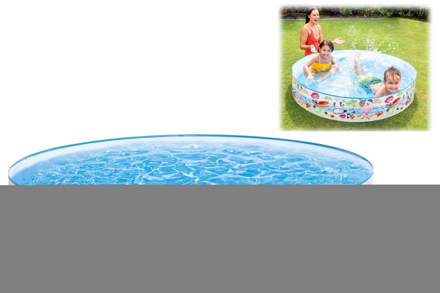Beach Fun Kids Pool 5FT x 10" - Inflatable Toy World